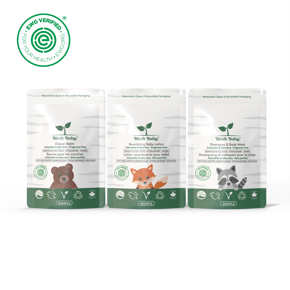 Birch Baby - Skincare Bundle - Travel Set